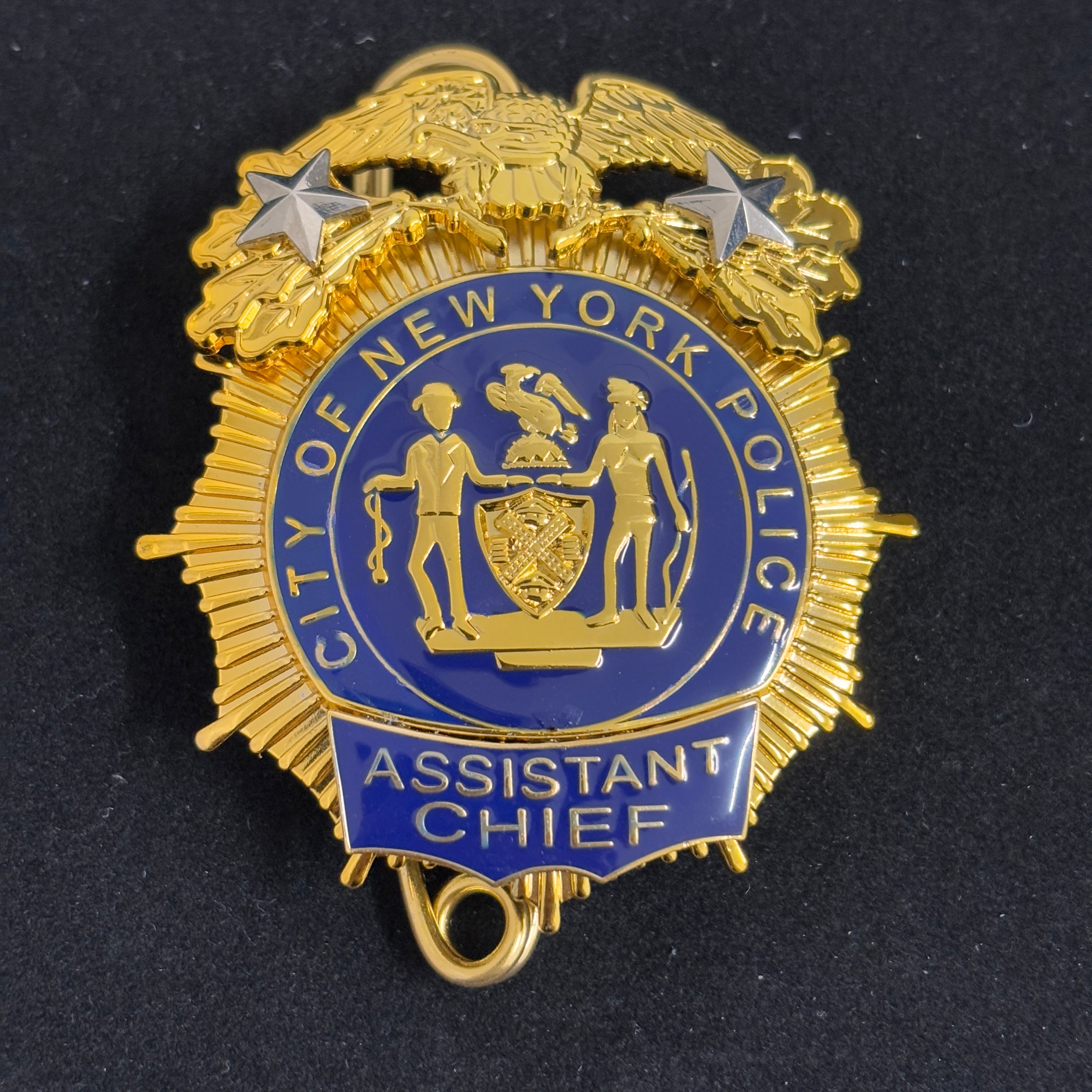 NYPD New York Police Badge Replica Movie Props 2 Star – TriumphBadges
