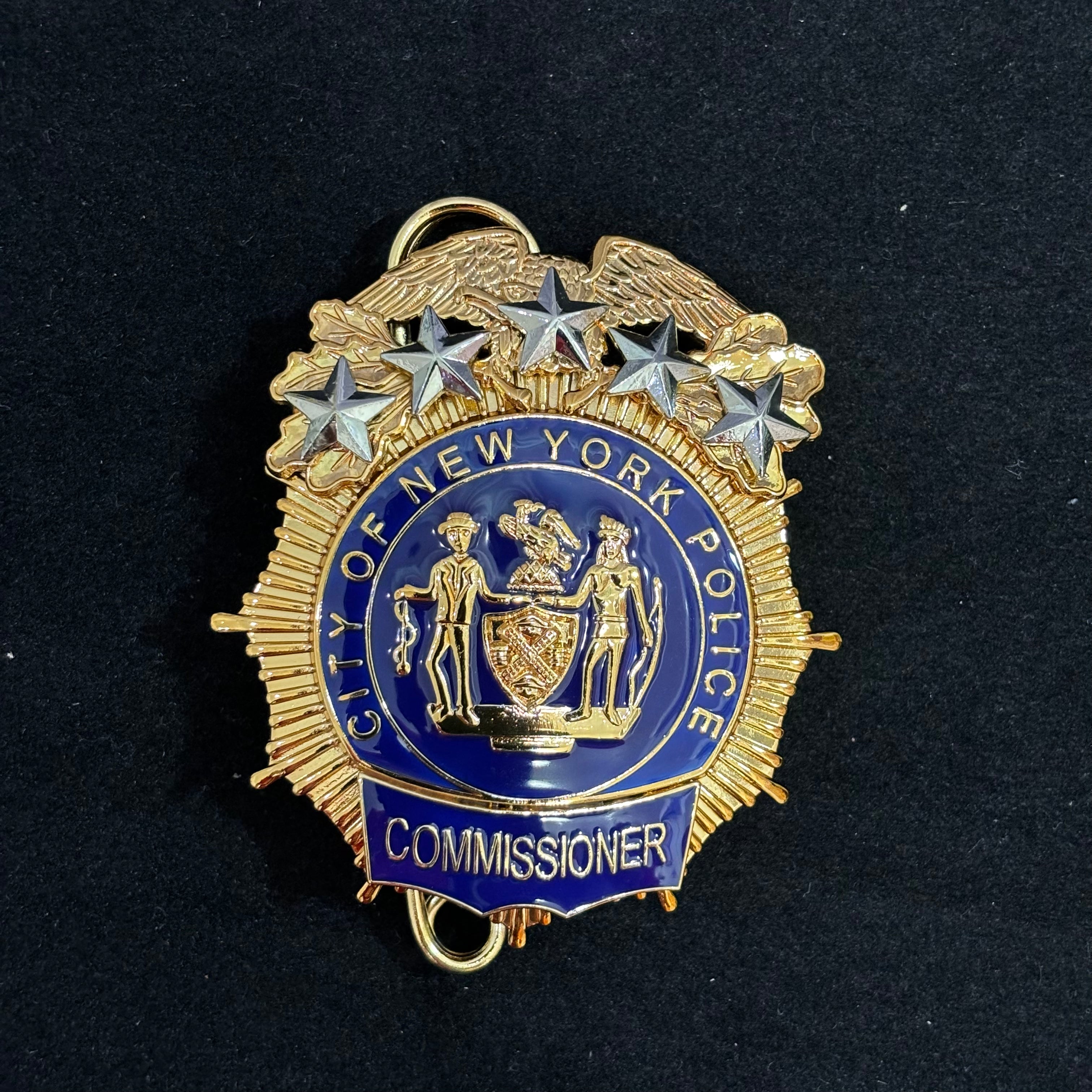NYPD New York Police Badge Replica Movie Props 5 Star – TriumphBadges