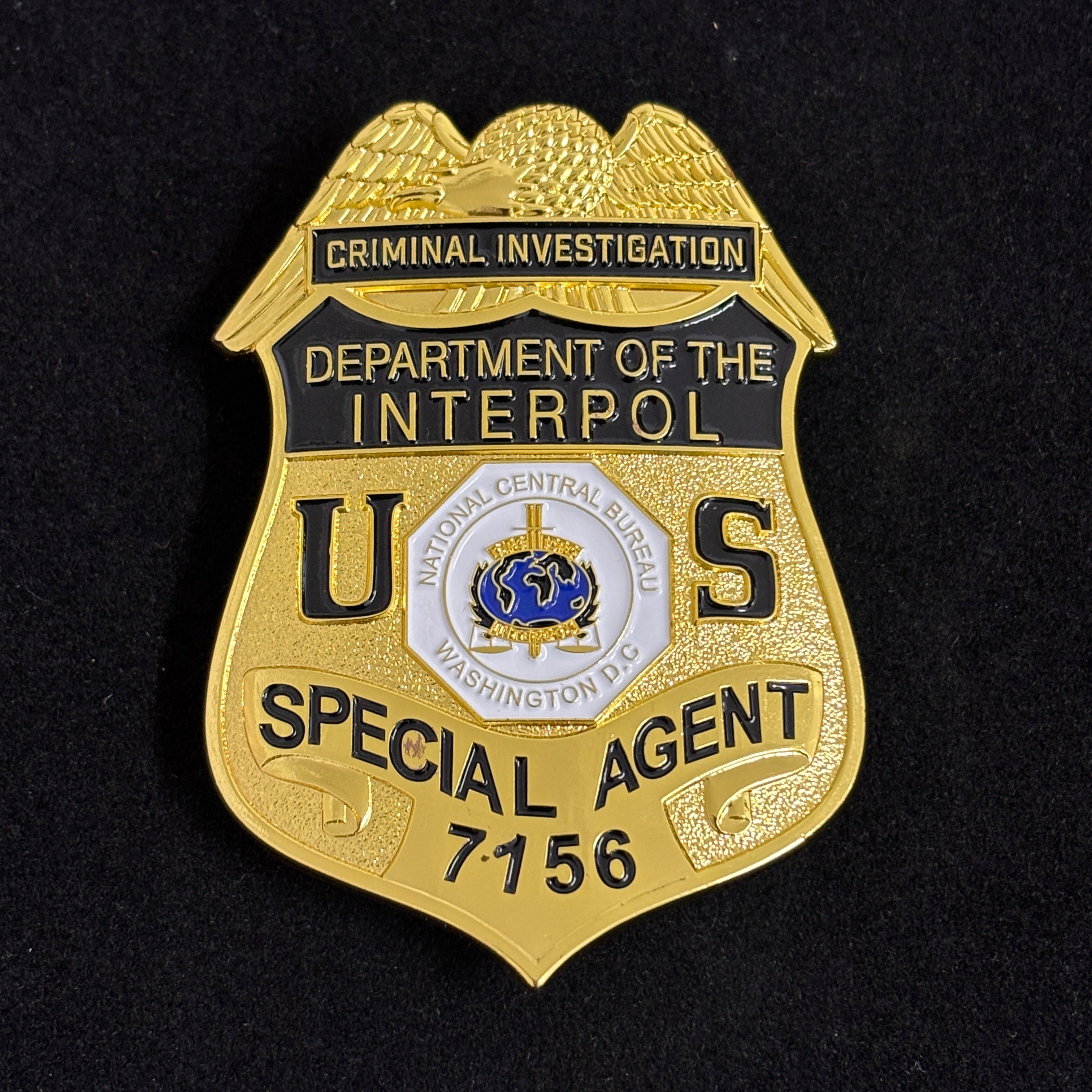 Criminal Investigation Department Of The Interpol Special Agent BADGE ...