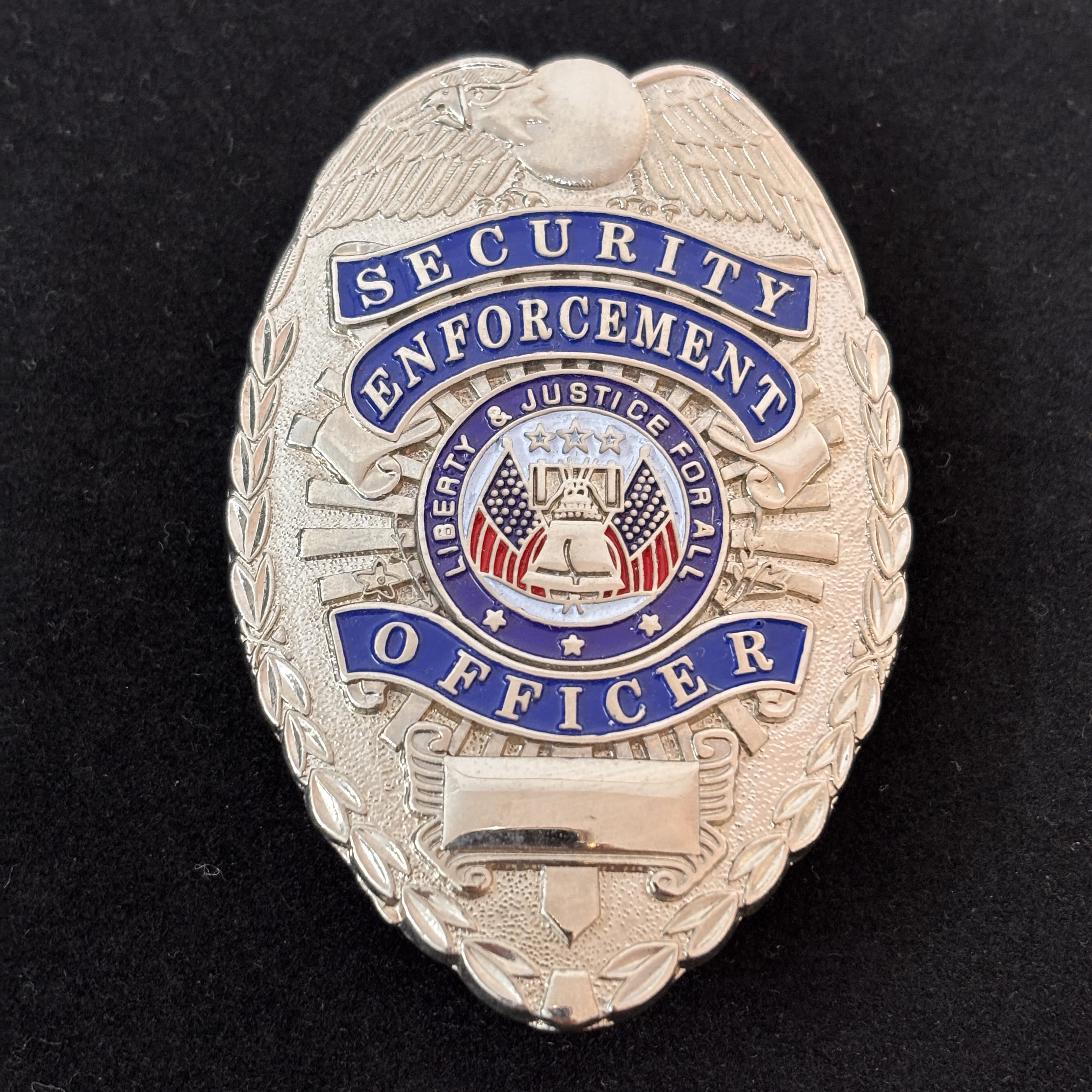 Liberty & Justice For All Security Enforcement Officer Badge Replica M ...