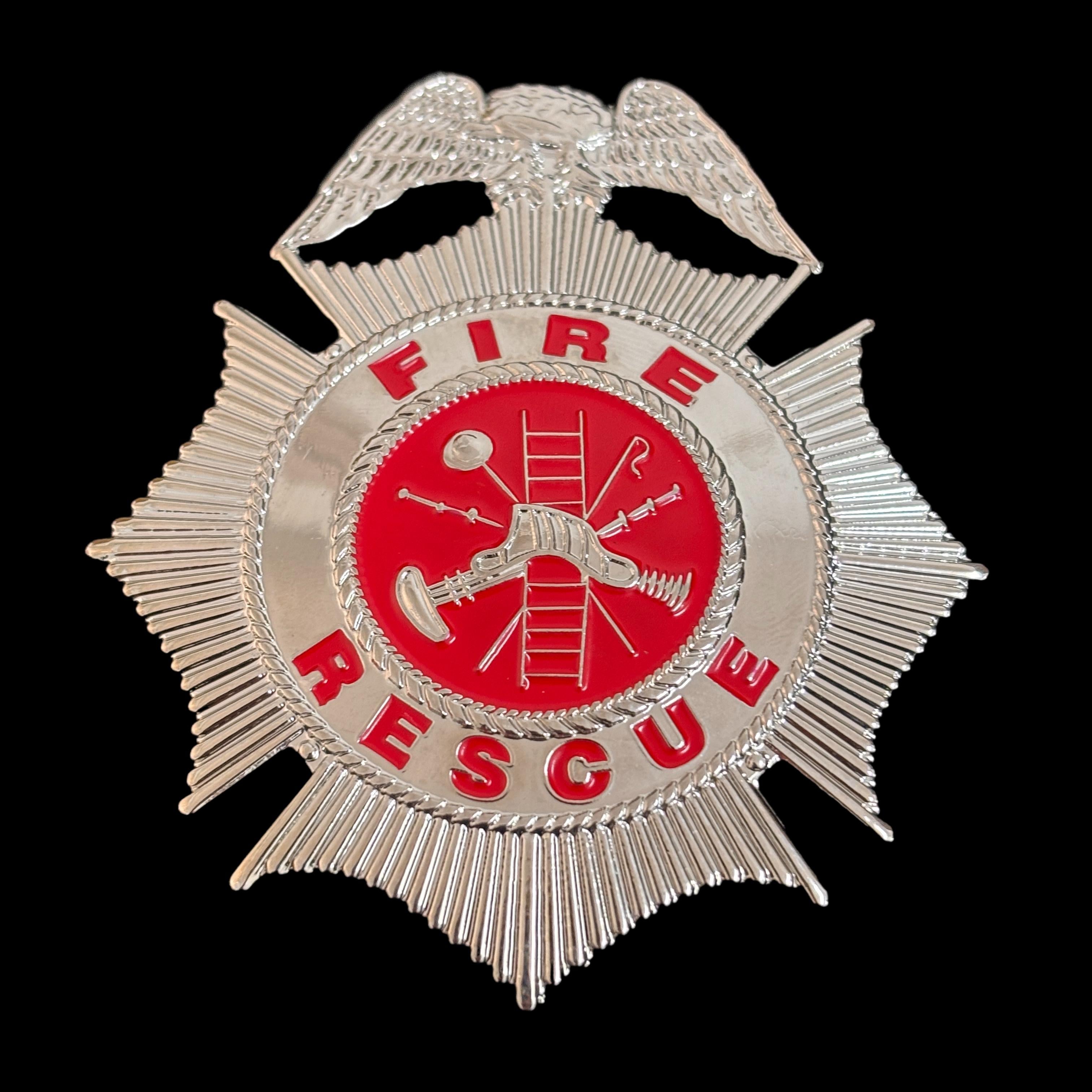 Fire Rescue Badge Replica Movie Props – TriumphBadges