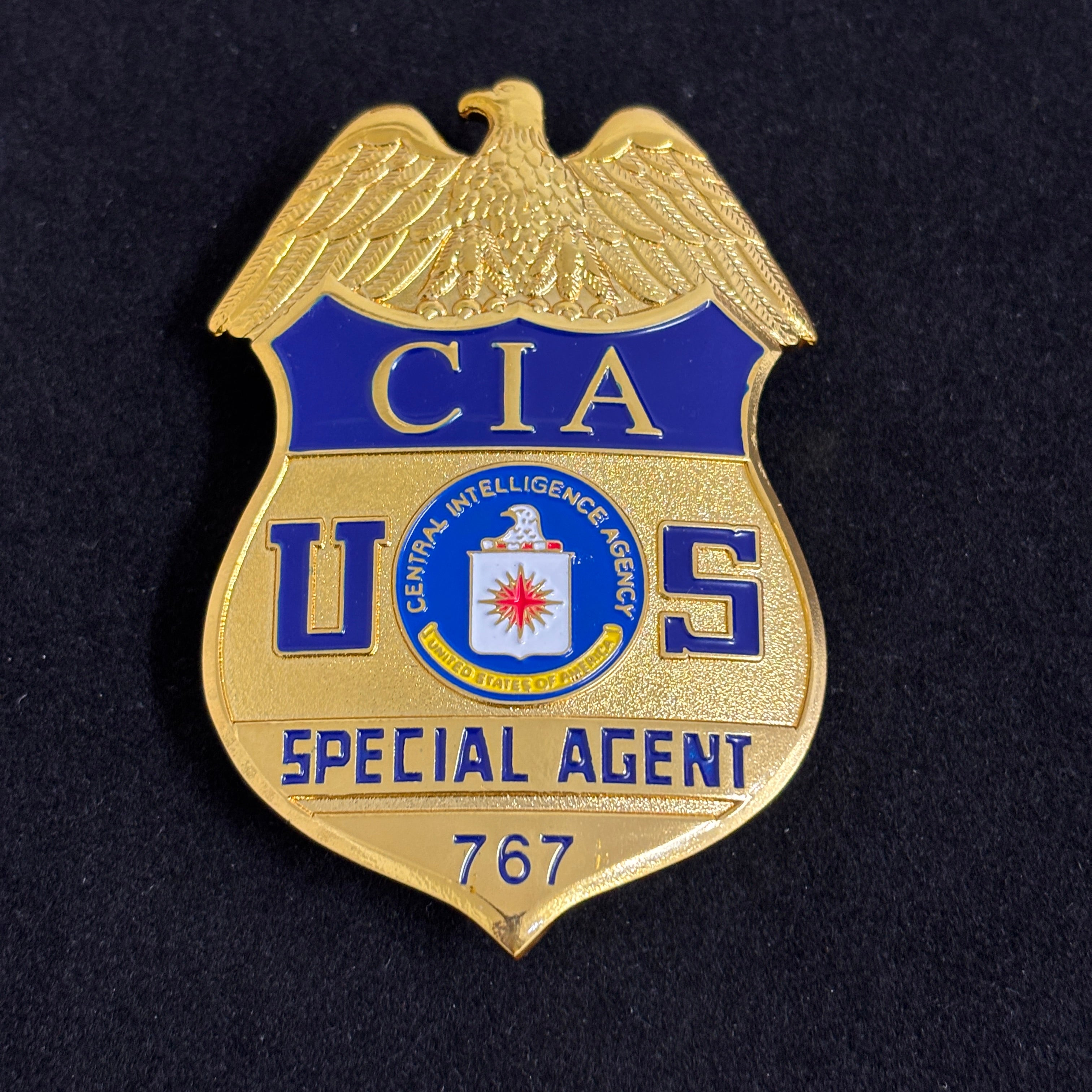 US Cinematic CIA Badge: Special Agent Prop 767 – TriumphBadges