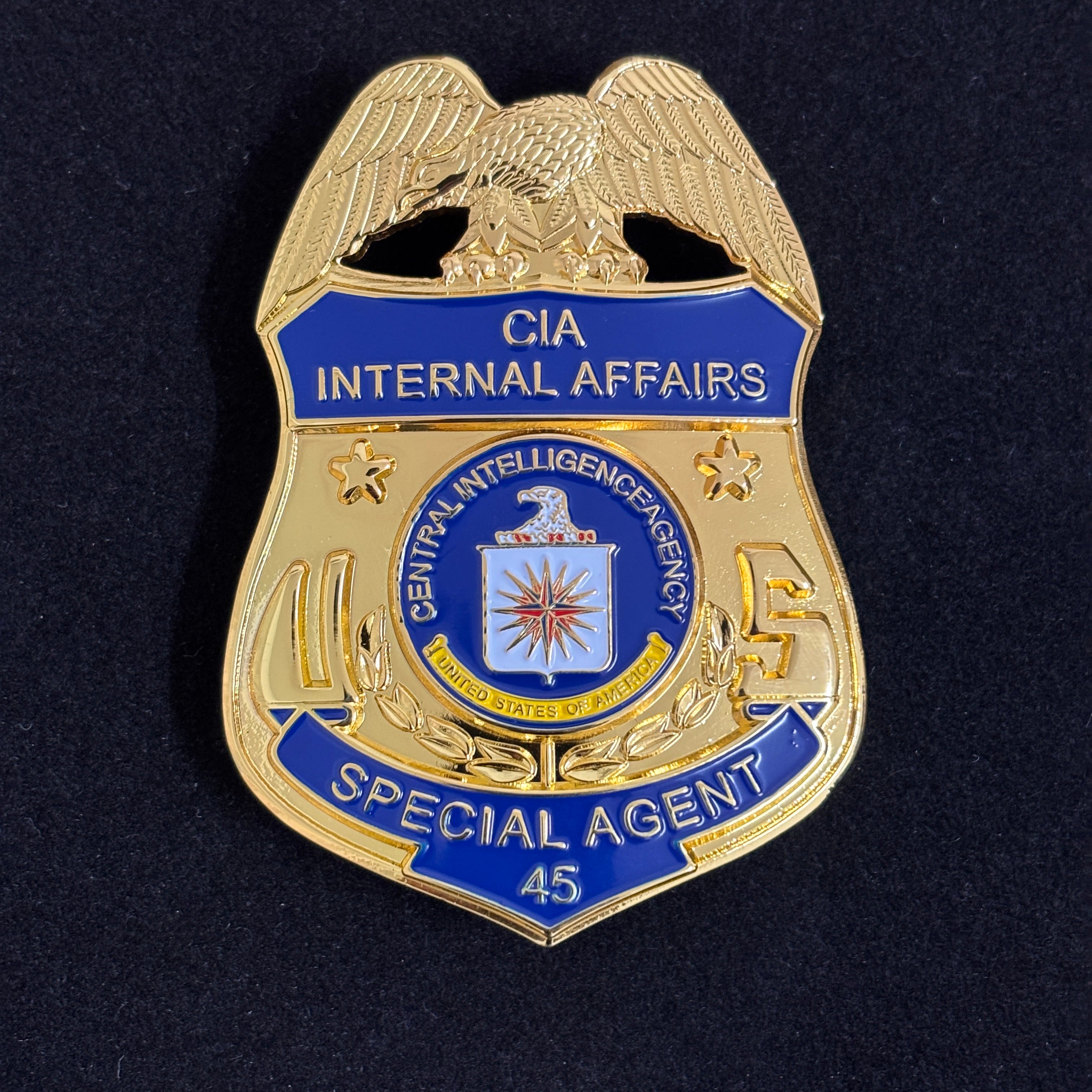 US CIA Internal Affairs Special Agent Badge Replica Movie Props 45 ...
