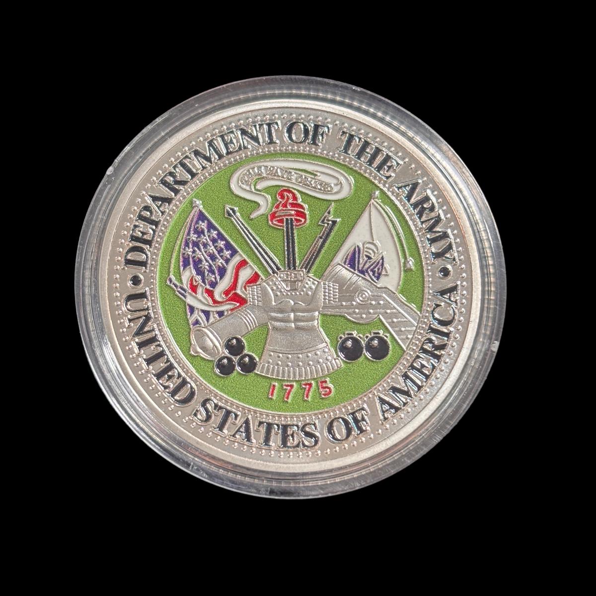 U.S. DEPT. OF THE ARMY RANGER Challenge Coin – TriumphBadges