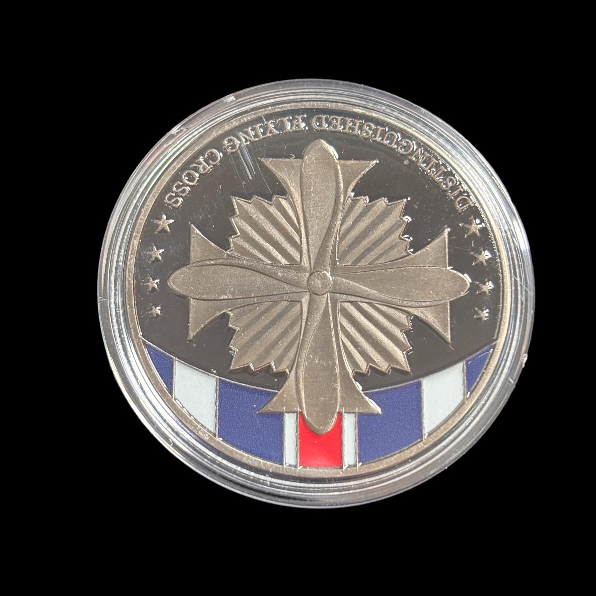 DISTINGUISHED FLYING CROSS Challenge Coin – TriumphBadges