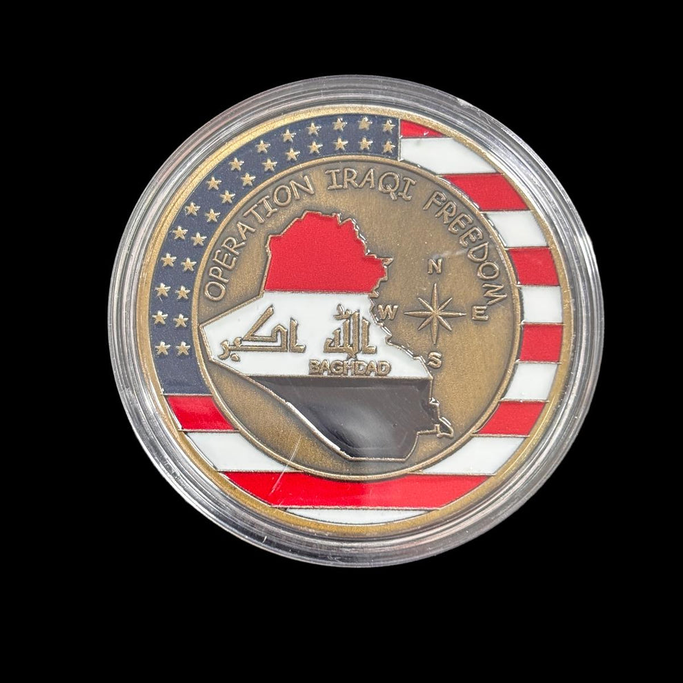 OPERATION IRAQI FREEDOM BAGHDAD Challenge Coin – TriumphBadges