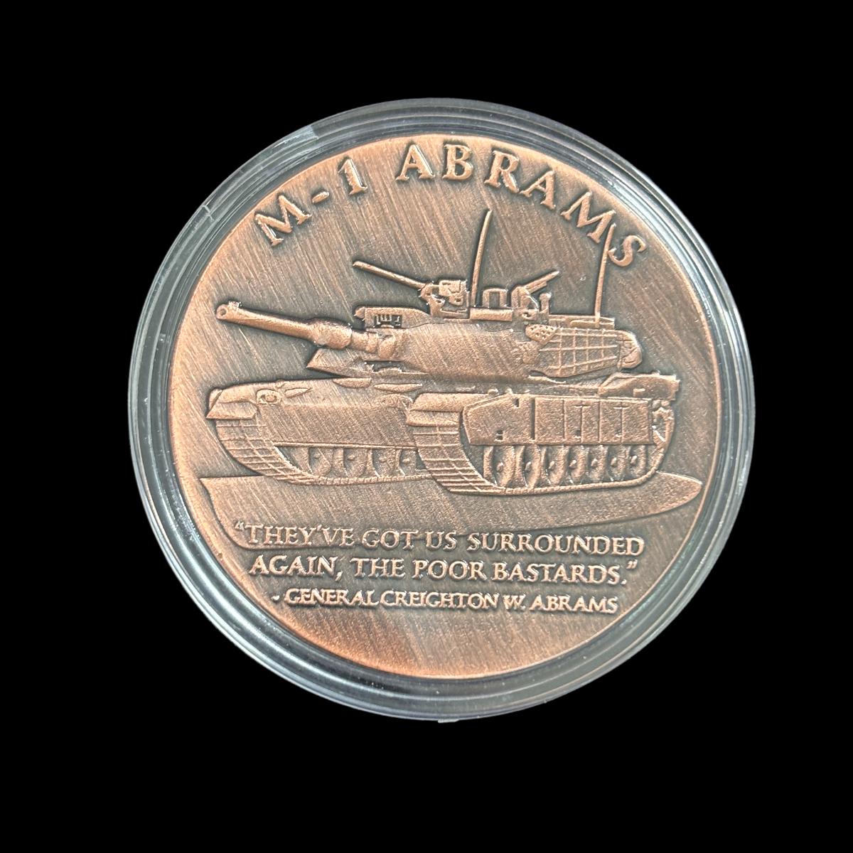 U.S.ARMY M-1 ABRAMS Challenge Coin – TriumphBadges