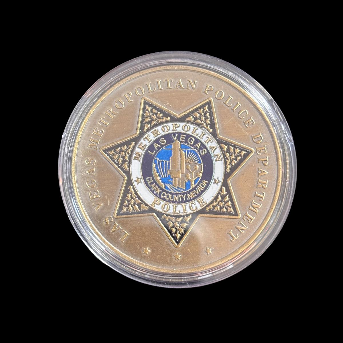 LAS VEGAS METROPOLITAN POLICE DEPT. Challenge Coin – TriumphBadges