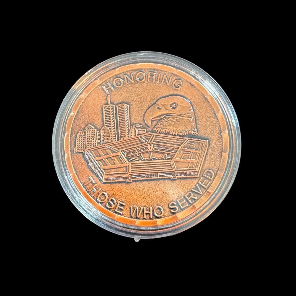 HONORING THOSE WHO SERVED Challenge Coin – TriumphBadges