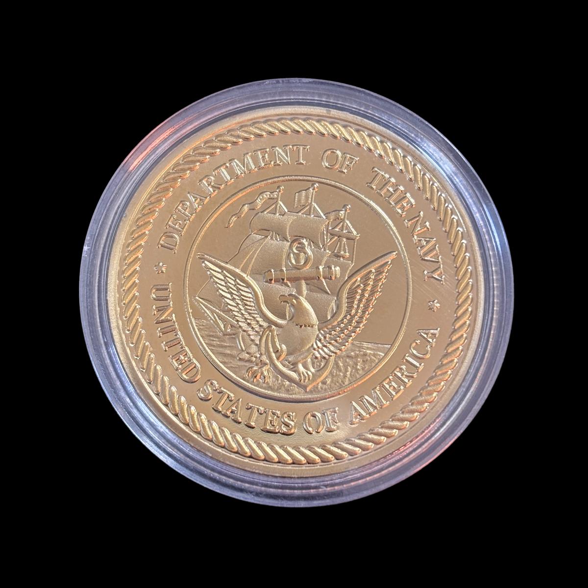 UNITED STATES NAVY CHIEFS TRIED & TURE Challenge Coin – TriumphBadges