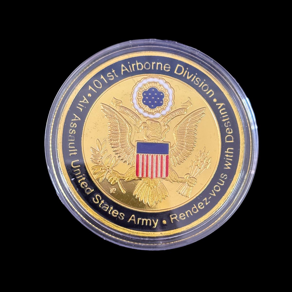 AIRBORNE 101ST AIRBORNE DIVISION Challenge Coin – TriumphBadges
