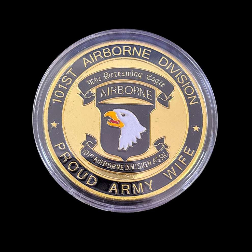 AIRBORNE 101ST AIRBORNE DIVISION Challenge Coin – TriumphBadges