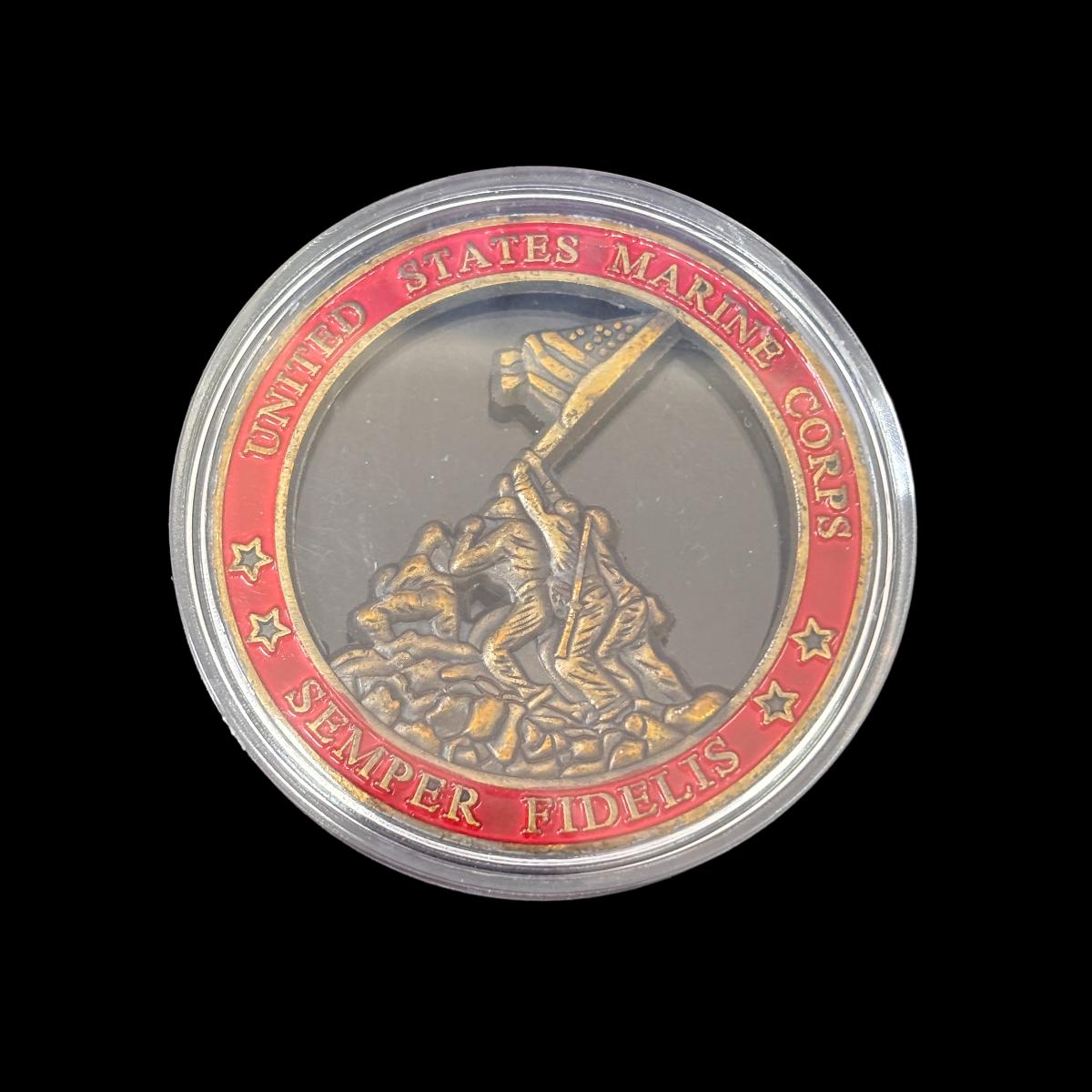 US MARINE CORPS SEMPER FIDELIS Challenge Coin – TriumphBadges
