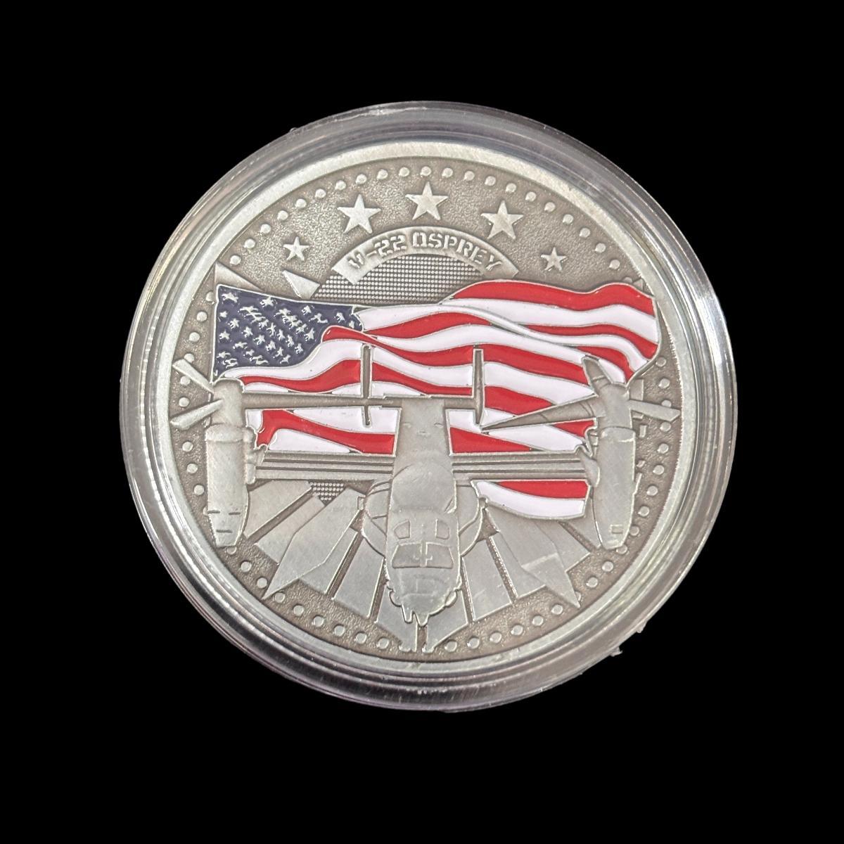ROLE ORIGIN FIRST FLIGHT V-22 Challenge Coin – TriumphBadges