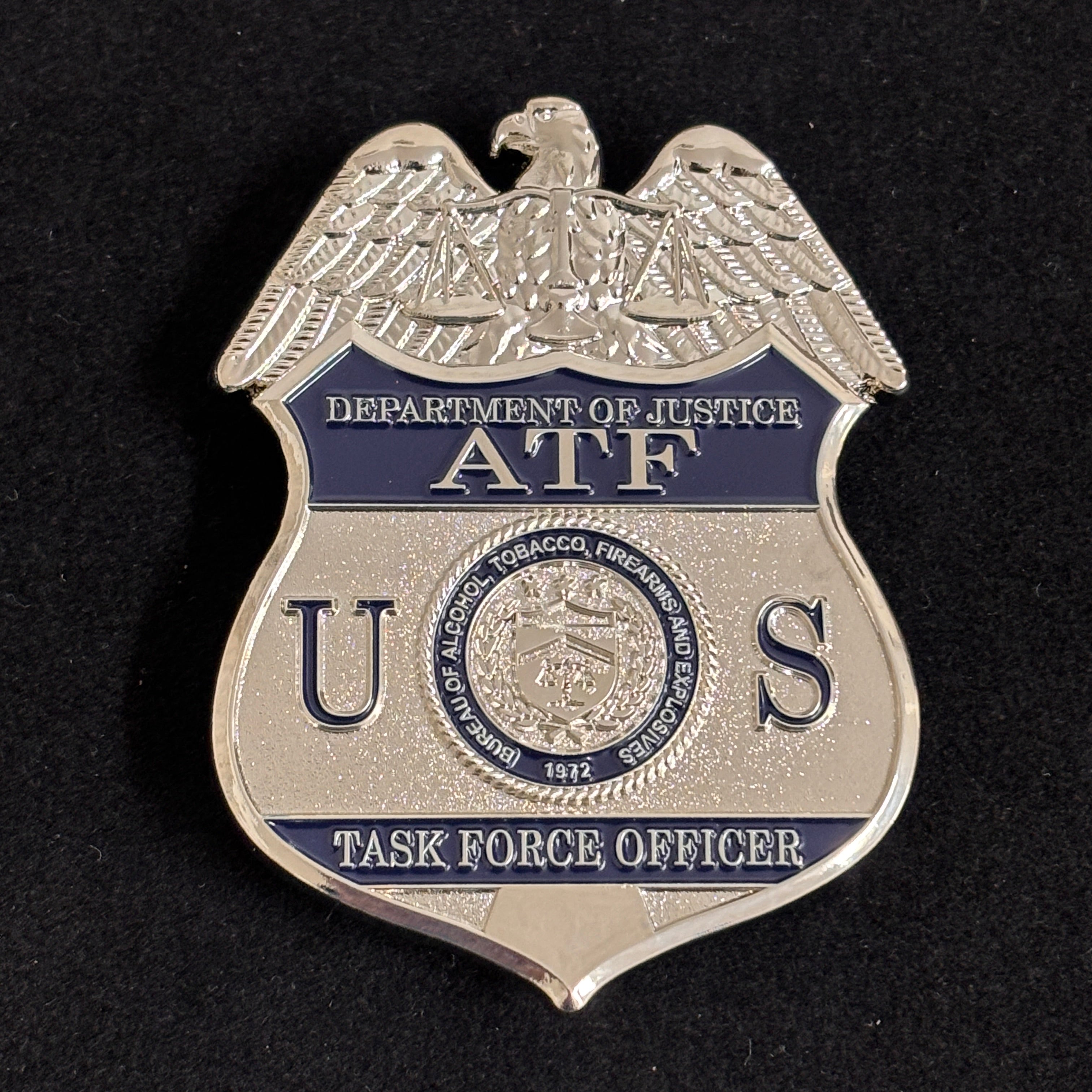 US ATF TFO Task Force Officer Badge Replica: High-Quality Movie Prop ...