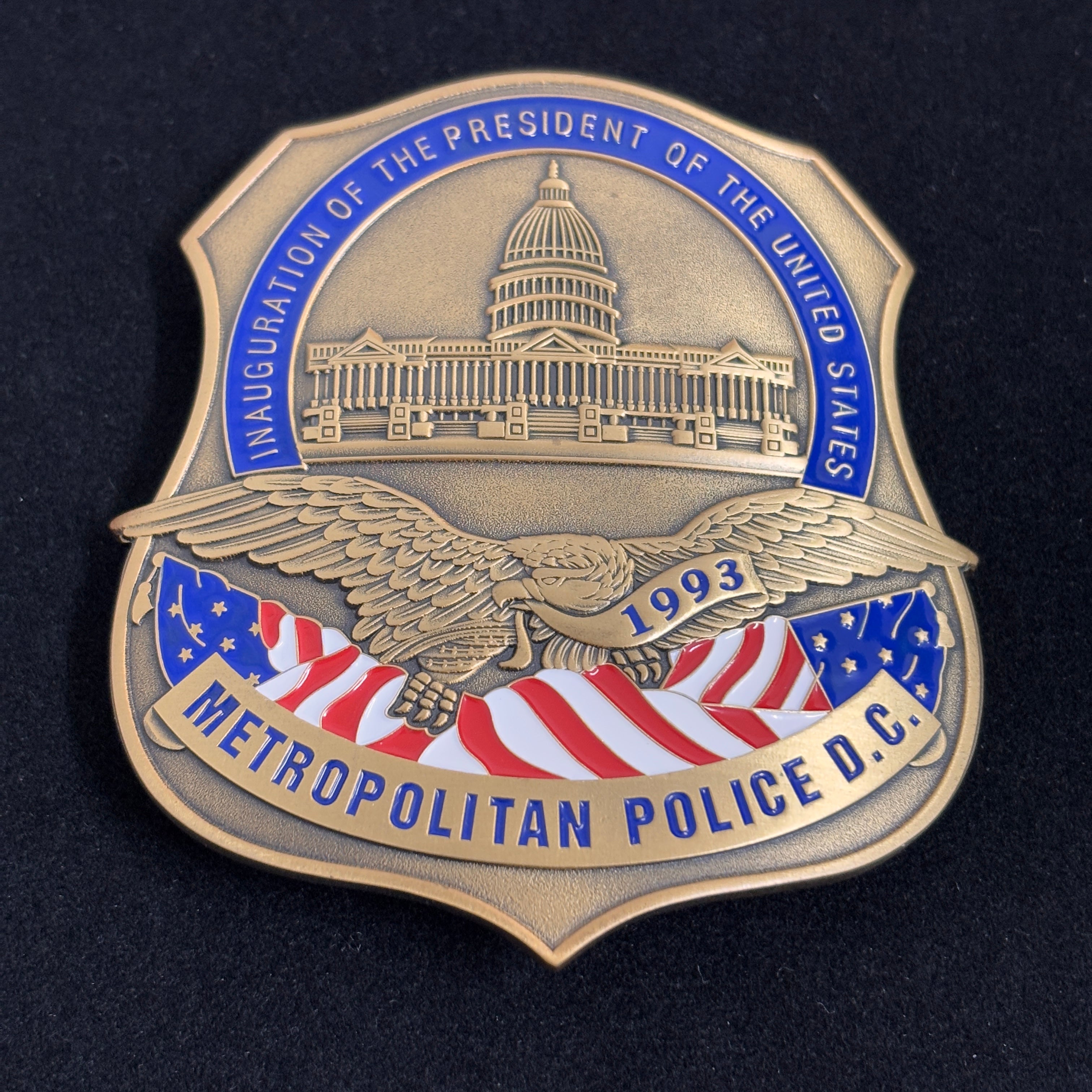 Inauguration Of The President Of US Metropolitan Police D.C. BADGE 199 ...
