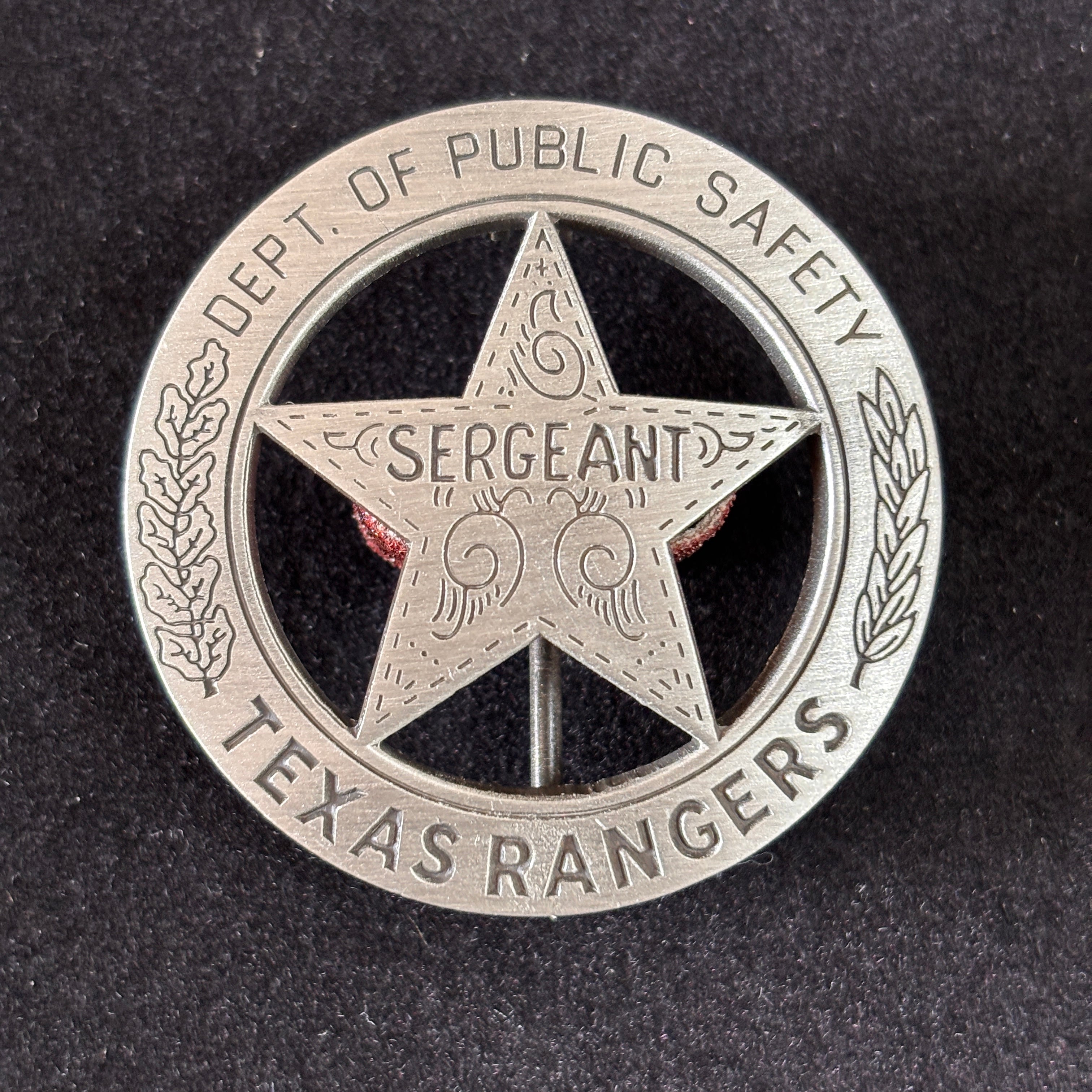 US Texas Rangers Sergeant Badge Replica Movie Props – TriumphBadges