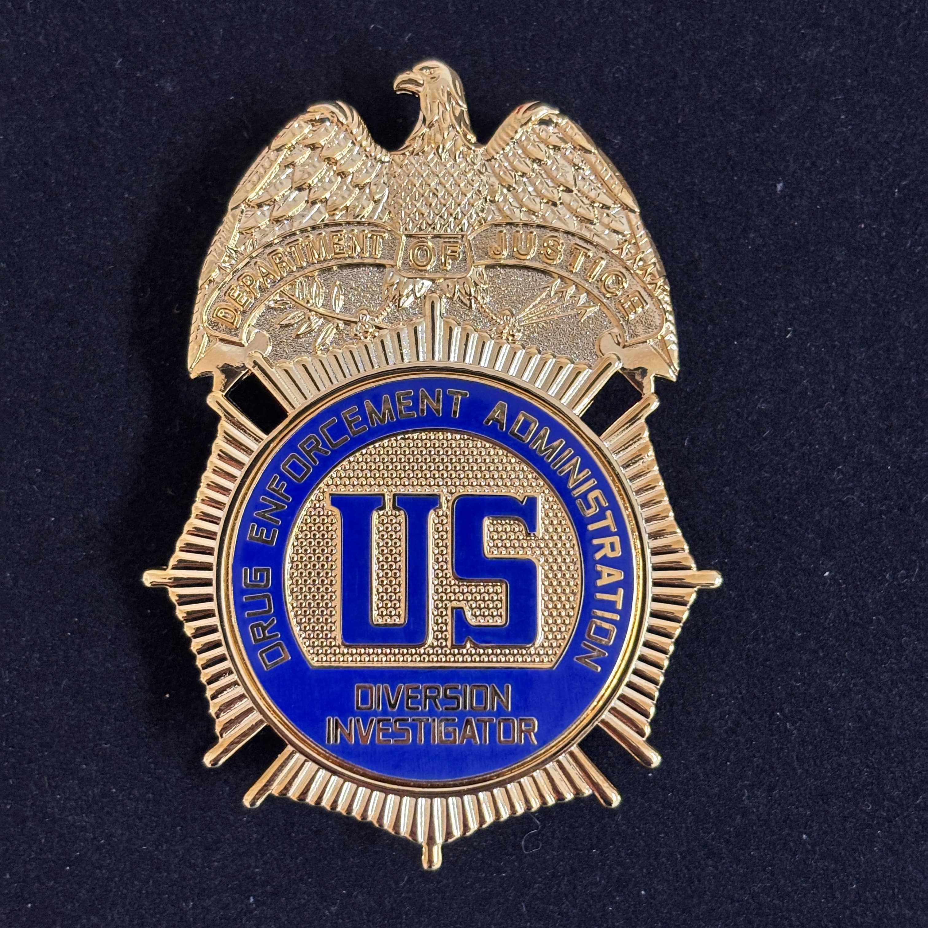 US DEA DI Diversion Investigator Badge Replica Movie Props – TriumphBadges