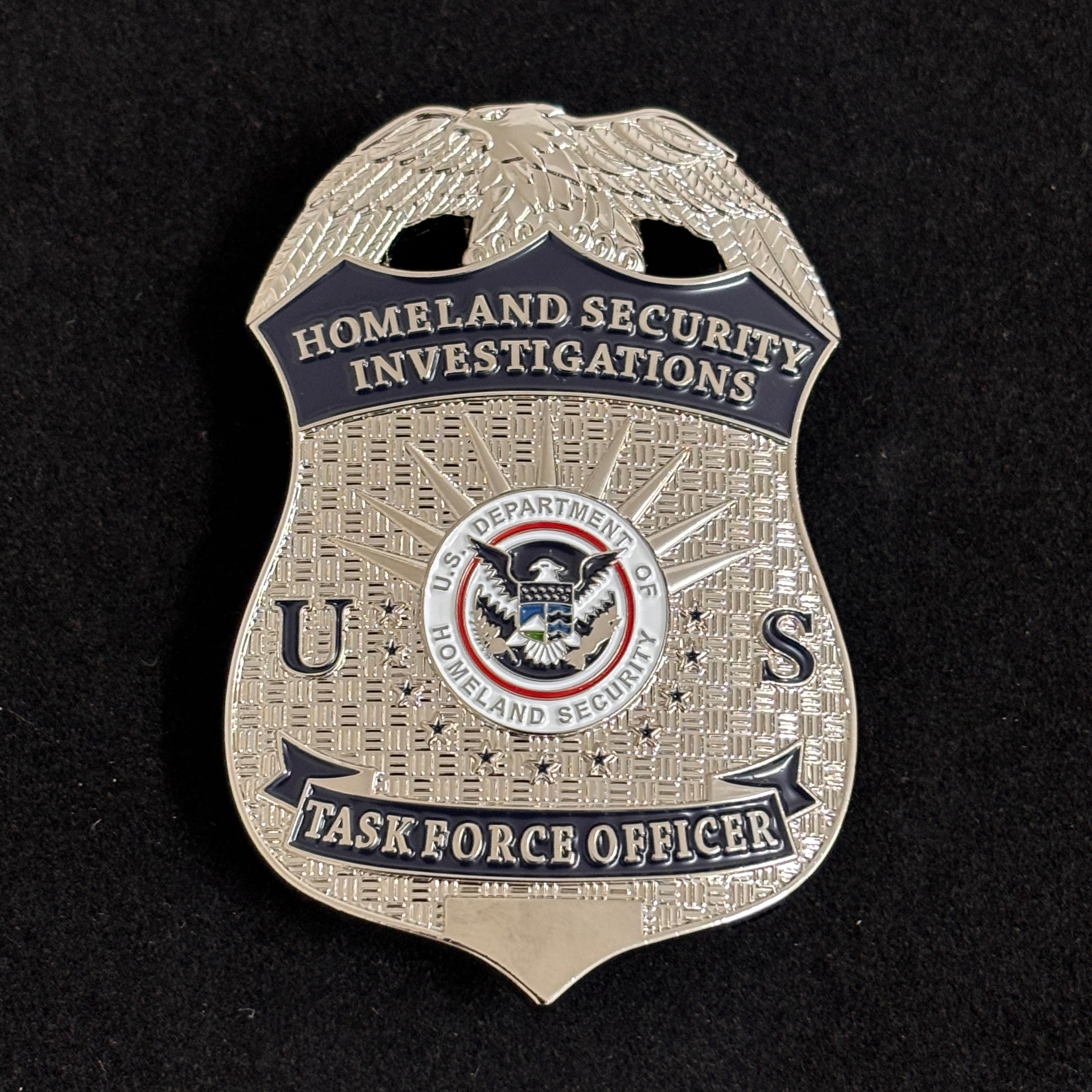 US HSI TFO Task Force Officer Homeland Security Investigations Badge R ...